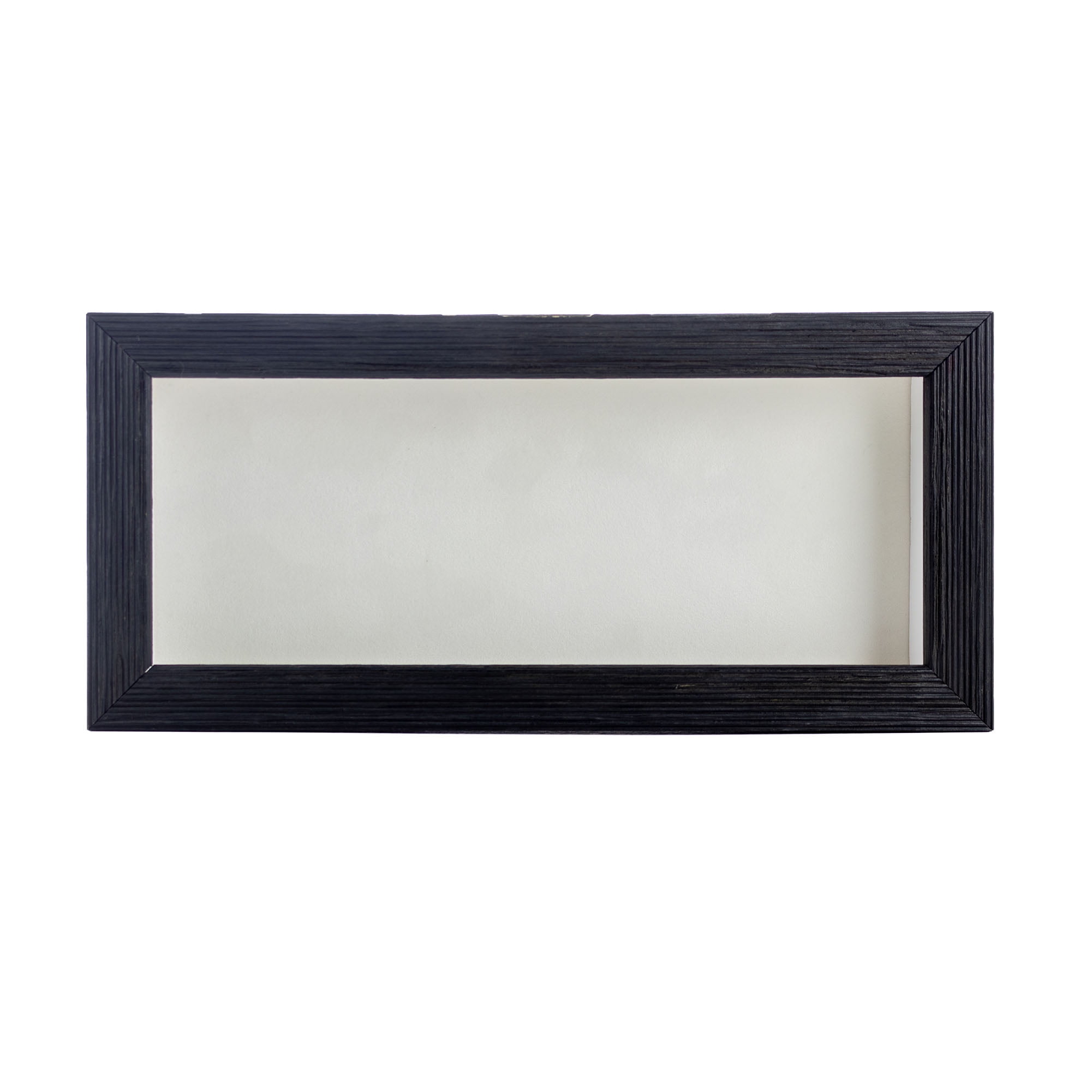 14x28 Shadow Box Frame Barnwood Black Wood | With a 1" Usable Display ...