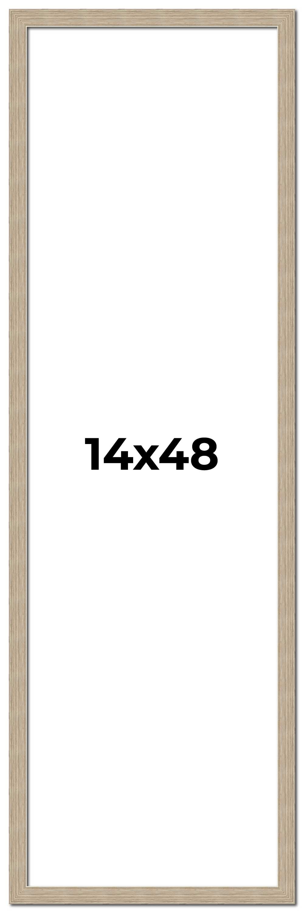 14x48 Frame Grey Solid Wood Picture Frame Width 1 Inches | Interior ...