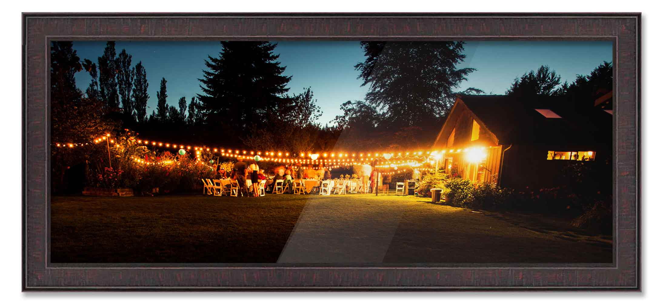 14x50 Frame Brown Picture Frame - Complete Modern Photo Frame Includes ...