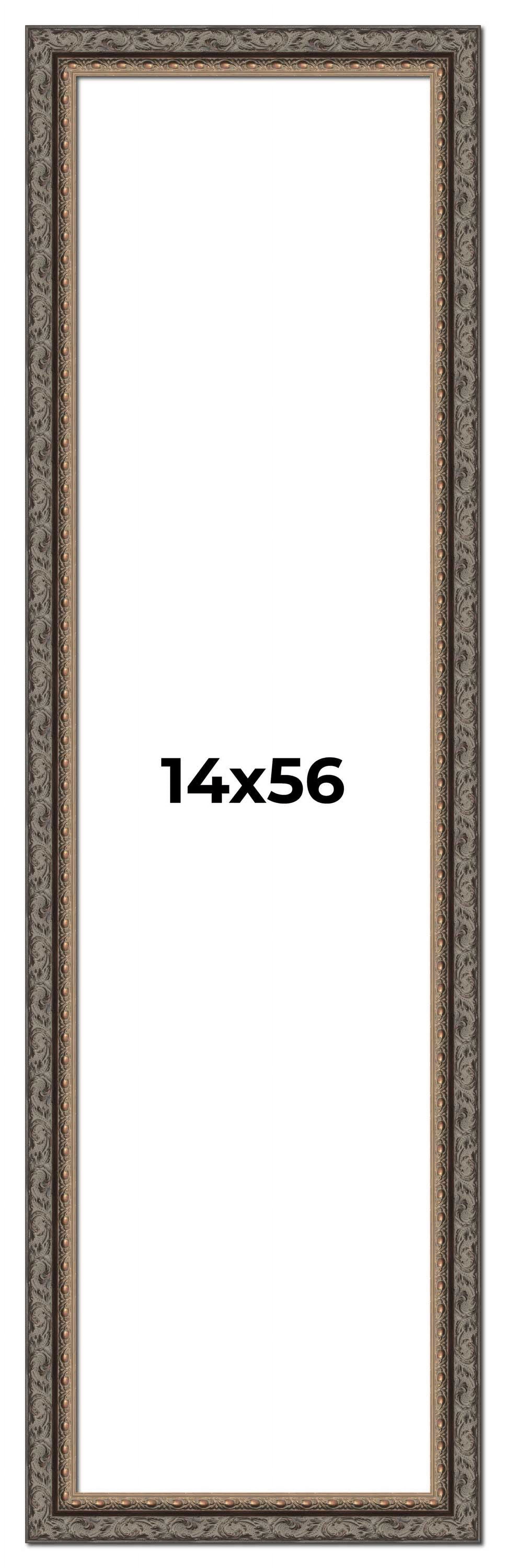 14x56 Frame Black Real Wood Picture Frame Width 2 inches | Interior ...