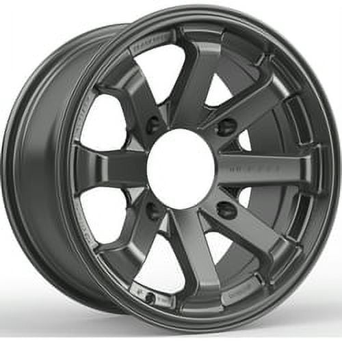 TIS UTV 559A 14x7 Satin Anthracite Wheel Rims, 4x110 (10mm) - Walmart.com