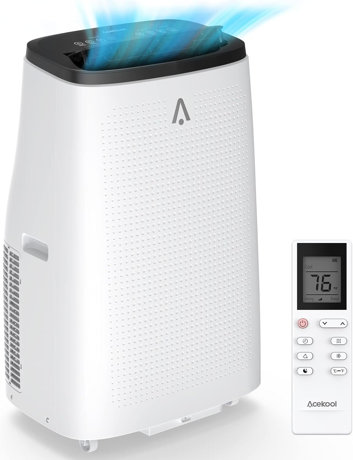 15,000 btu Portable Air Conditioner with Remote Control, 3-in-1 AC Unit ...