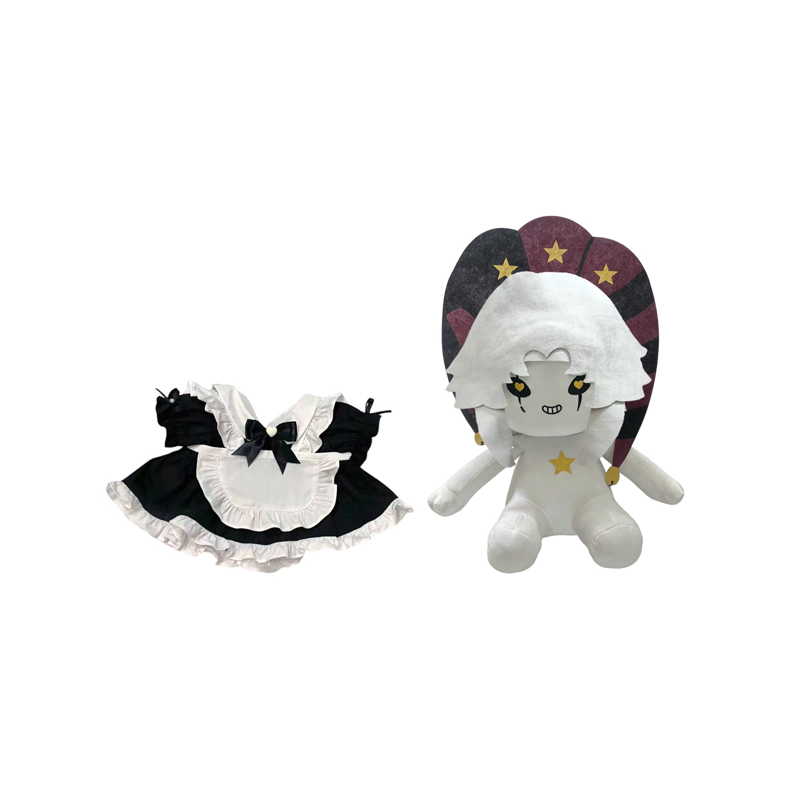 15.04 Inch Large Whimsical Jester Plush Pillow, Soft Stuffed Character ...