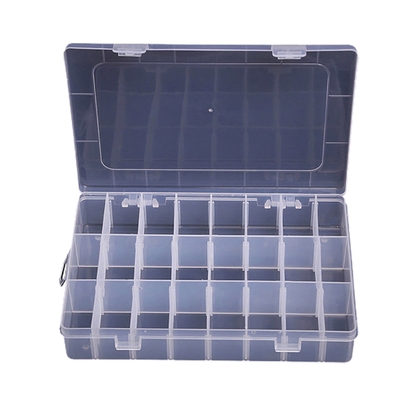15/10/24 Slots Plastic Compartment Box with Adjustable Dividers Craft ...