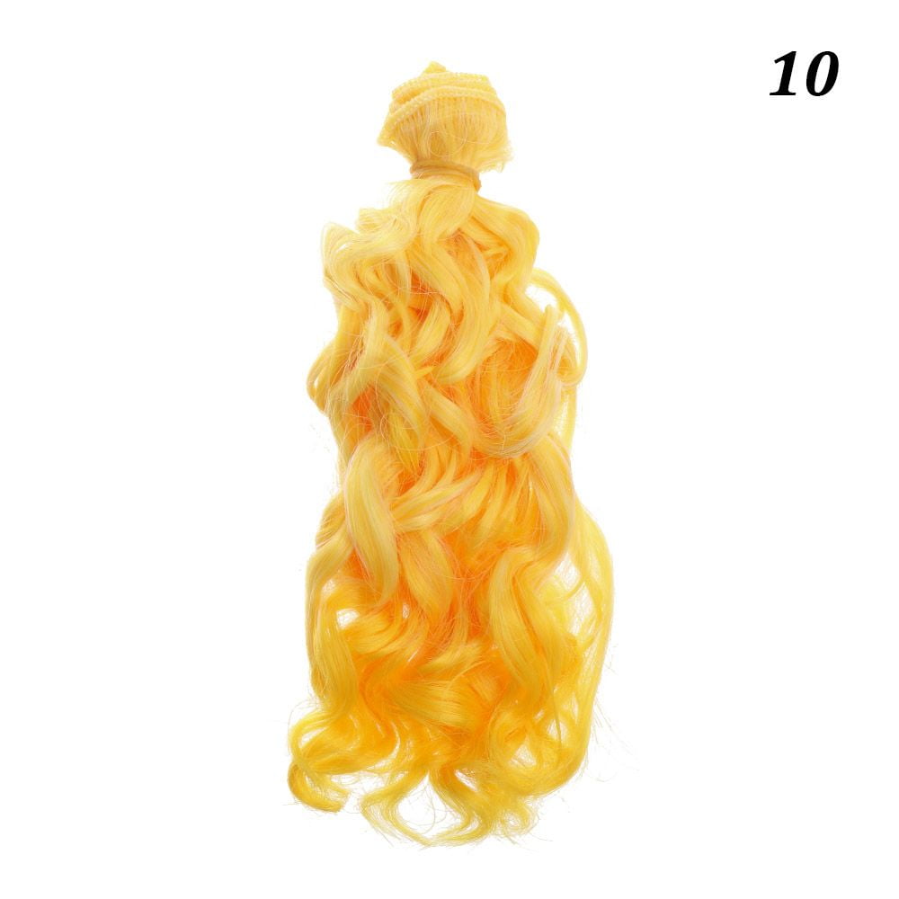 15*100cm Fashion High-Temperature Mini Tresses 1/6 1/4 1/3 Toy Toupee ...