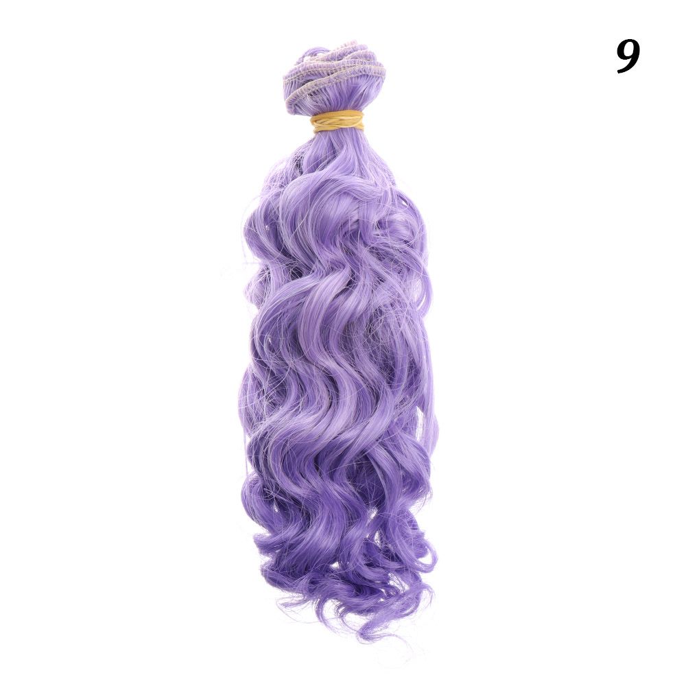 15*100cm Fashion High-Temperature Mini Tresses 1/6 1/4 1/3 Toy Toupee ...