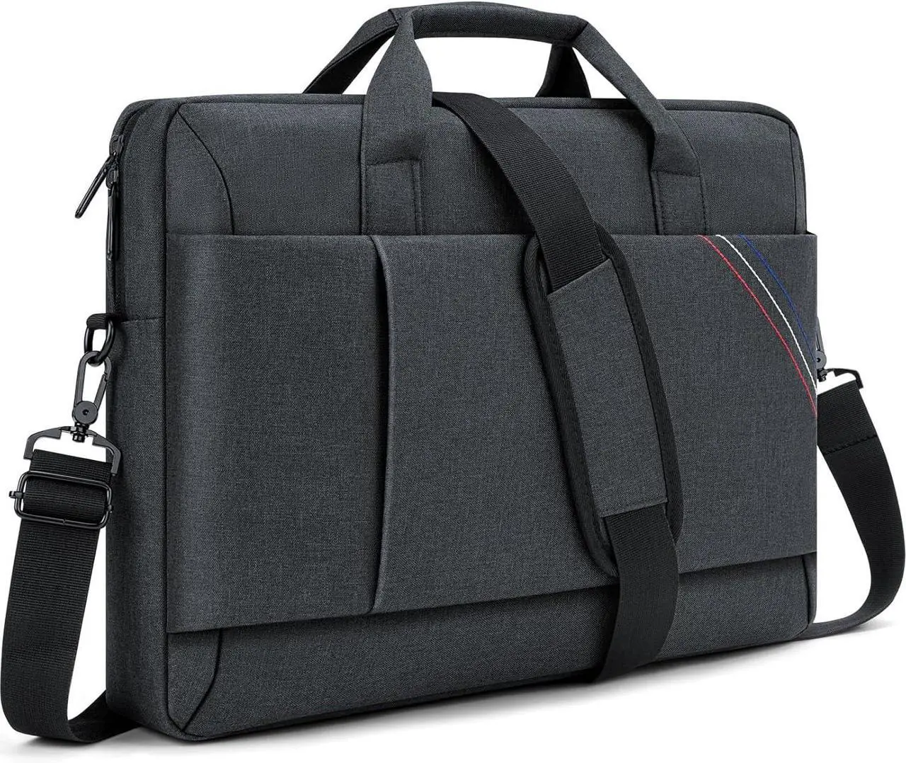 15 - 15.6 Inch Laptop Shoulder Bag for Man Work Briefcase Slim Computer ...