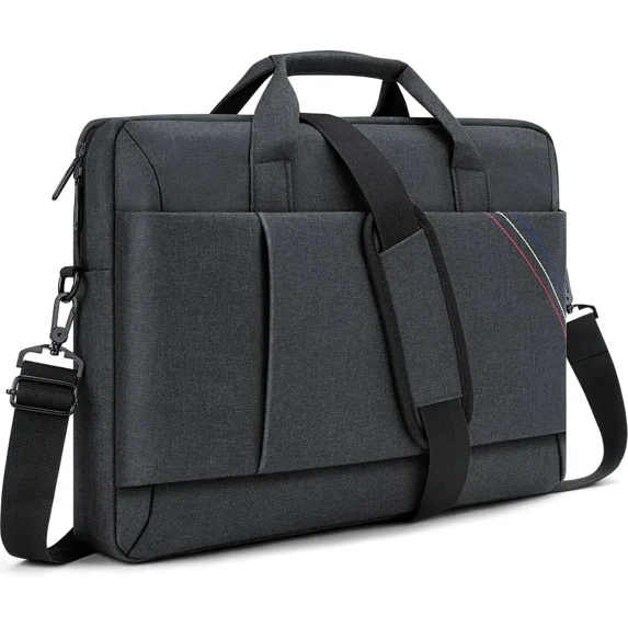 15 - 15.6 Inch Laptop Shoulder Bag for Man Work Briefcase Slim Computer ...