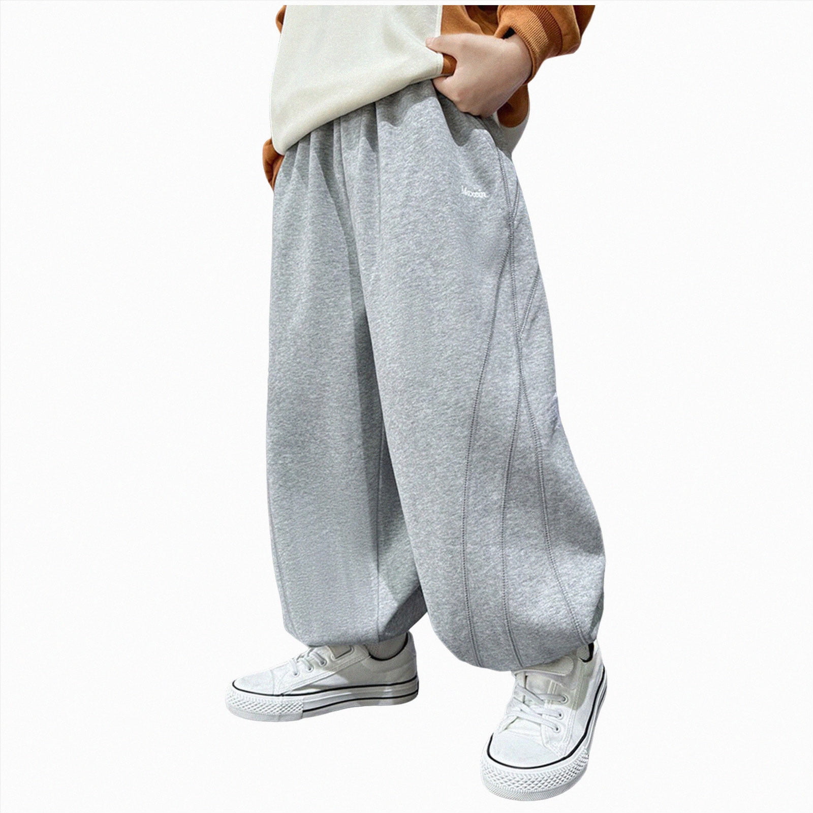 15-16 Years Boys Sweatpants Long Pants Boys Knitted Sports Pants With ...
