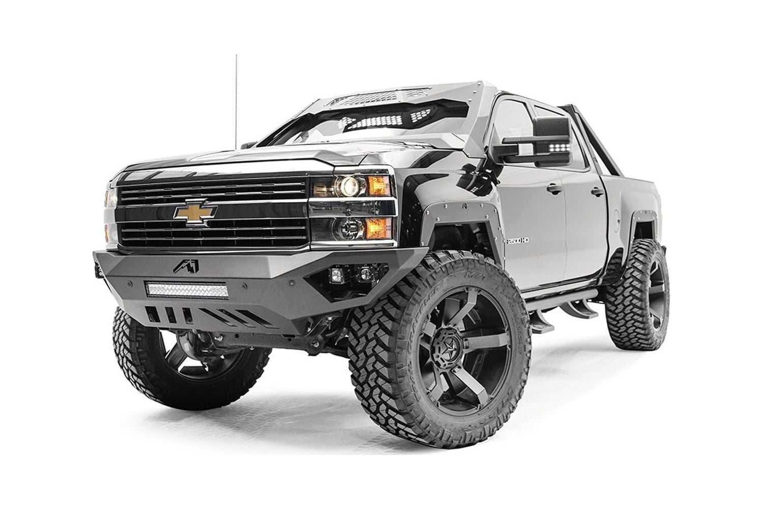 15-17 CHEVY HD 2500/3500 OPEN FENDER SYSTEM NO FLARE Fits select: 2015 ...