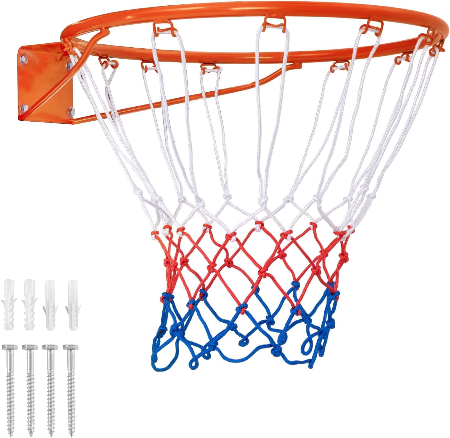 15"/18" Basketball Rim, Wall Door Mounted Basketball Hoop Replacement ...