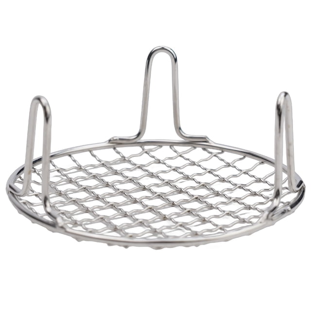 15/20/25/30.5cm Stainless Steel Round Grid Net Barbecue Net Baking Tray ...