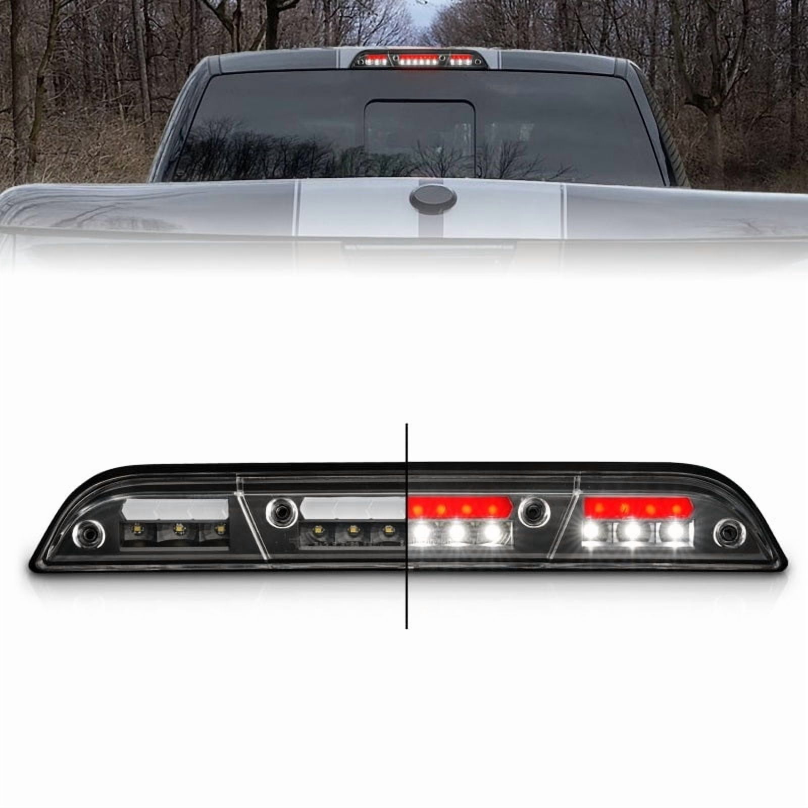 15-20 Ford F-250 - F-550 LED Third Brake Light - Black Housing/Clear ...