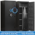 15-20 Gun Safe, Large Gun Safe for Shotguns and Pistols, Unassembled ...