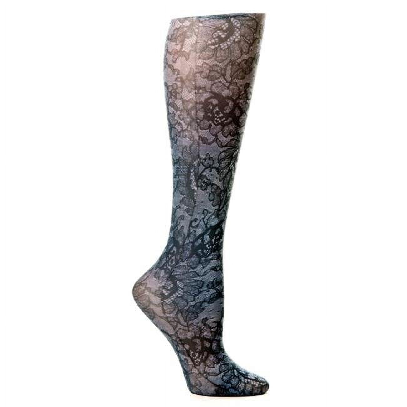 15-20 mmHg Midnite Lace Therapeutic Compression Sock - Women - Walmart.com