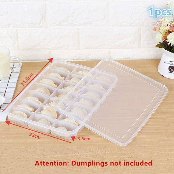 15/21 Grid Kitchen Storage Box Refrigerator Organizer Transparent ...