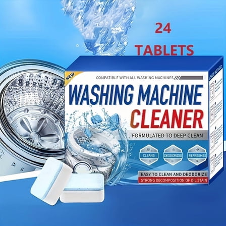 SPLASH SPOTLESS Washing Machine Cleaner, HE Top Load and Front Load, 24 ...