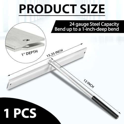 15.25 Inch Sheet Metal Folding Hemming Tool Steel Metal Bender Hand ...