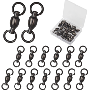 Fishing Swivels Snaps Kit 226pcs/Box Barrel Rolling Swivels Snaps Sinker Weights Crossline Three ...