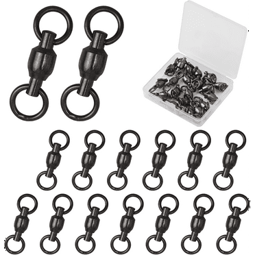 Fishing Swivels Snaps Kit 226pcs/Box Barrel Rolling Swivels Snaps ...