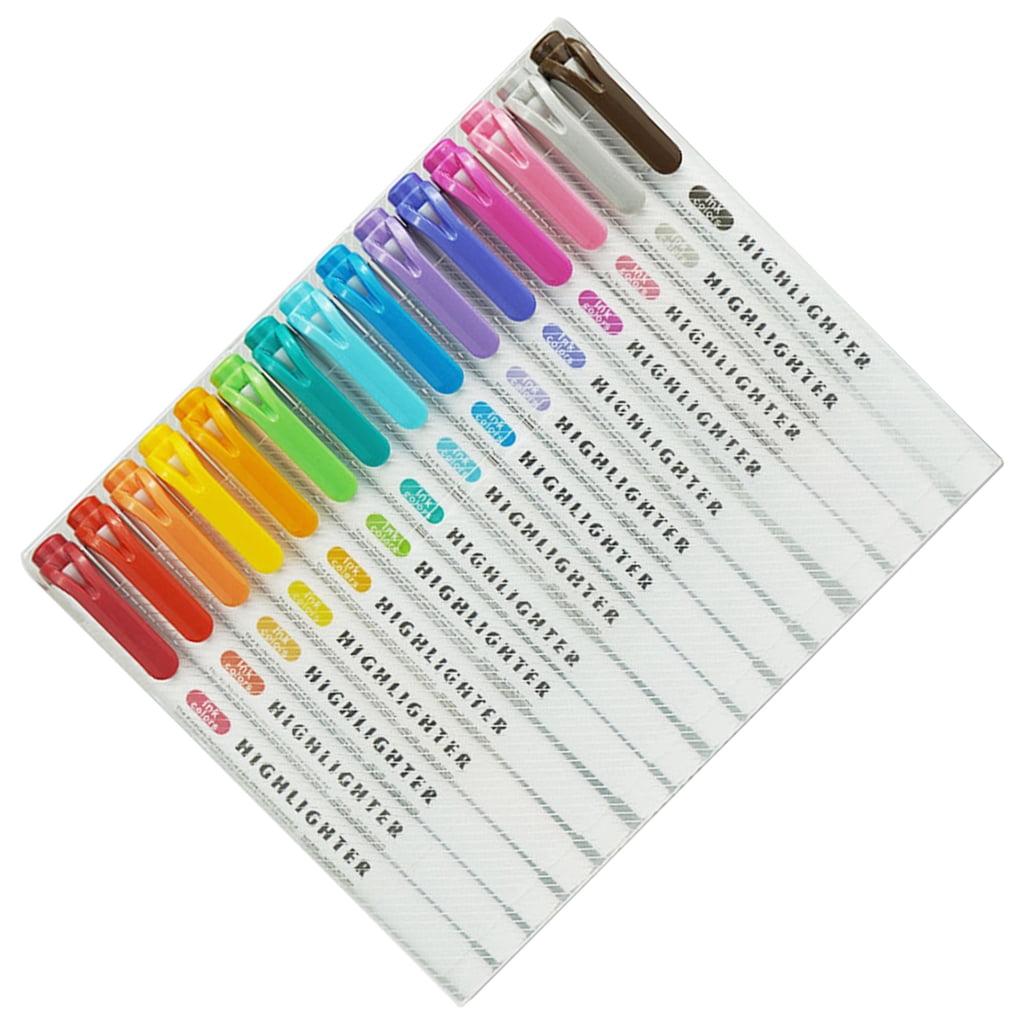 15/25Pcs Fluorescent Color Highlighter Pen for Calendar Journal Planner ...
