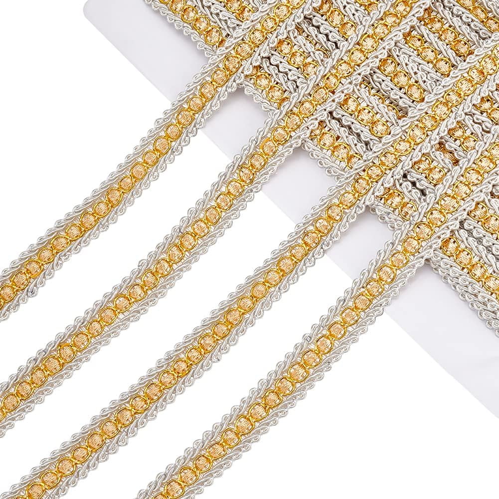 15.3 Yards Gimp Braid Trim 16mm Woven Braid Lace Trim Decorative ...