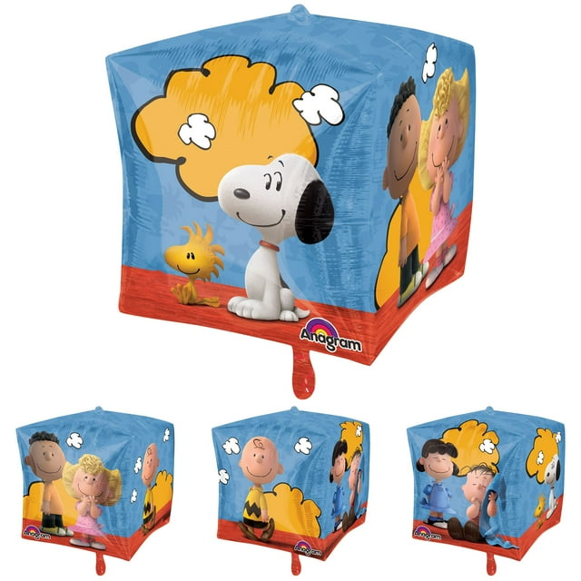 15" Peanuts Cubez Balloon (Each) - Party Supplies - Walmart.com