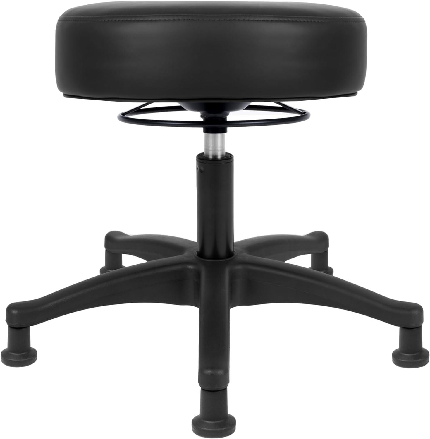 ® 15" Table Height Adjustable Round Seat Stool Heavy Duty Built and ...