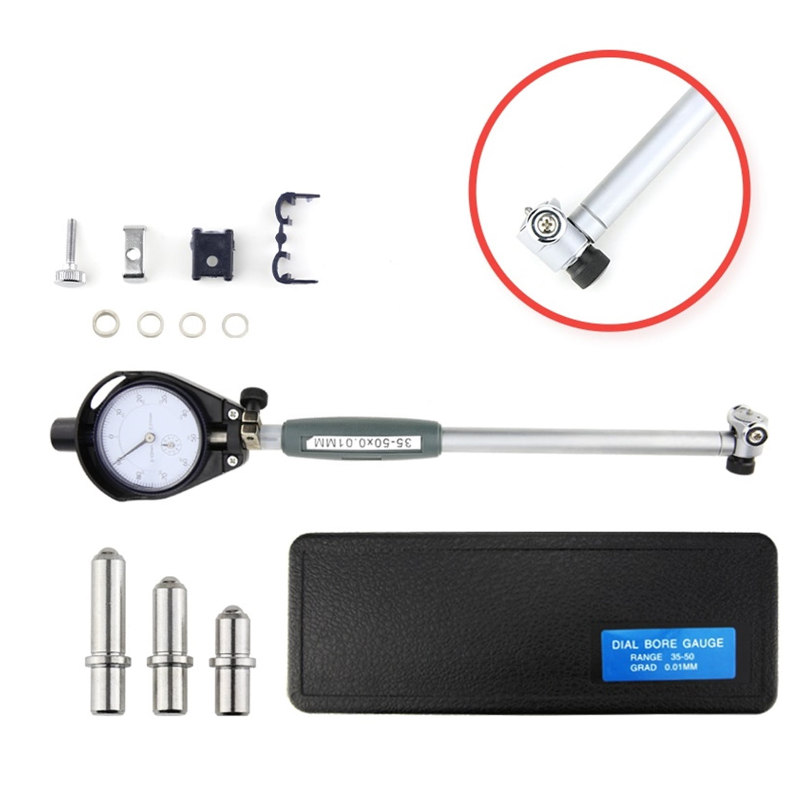 15-35-50-160mm Bore Dial Bore Gauge Dial Indicator Inner Diameter Gauge ...