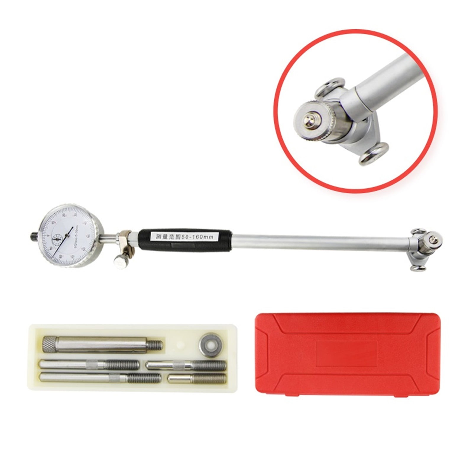 15-35-50-160mm Bore Dial Bore Gauge Dial Indicator Inner Diameter Gauge ...