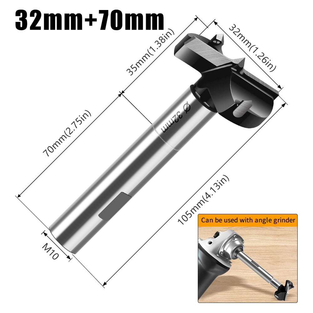 15-35Mm Concealed Hinge Drill Bits M10 Thread For Hole Drilling Guide ...