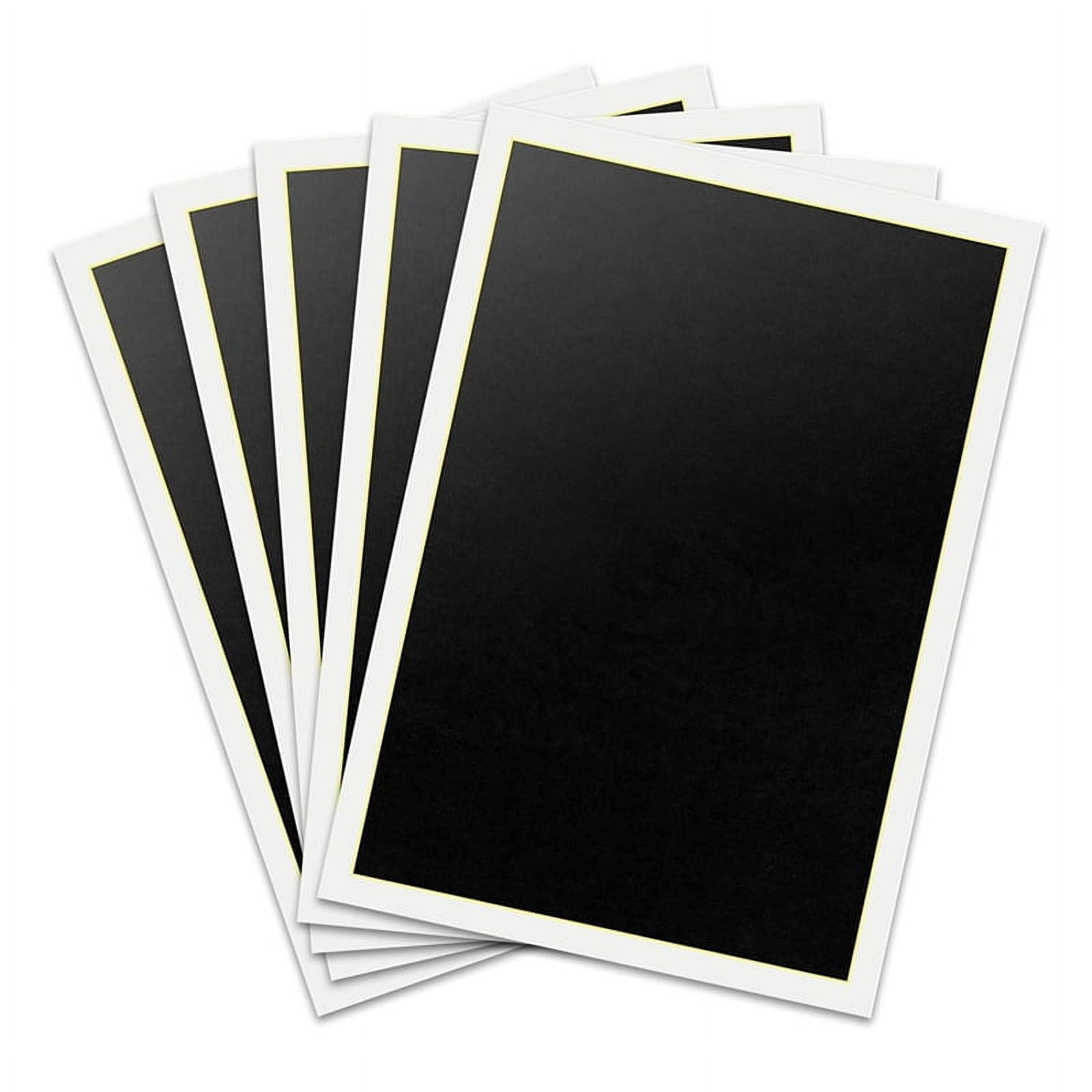 15.35in X 10.63in Laser Engraving Marking Paper, 4 Sheets Black Laser ...
