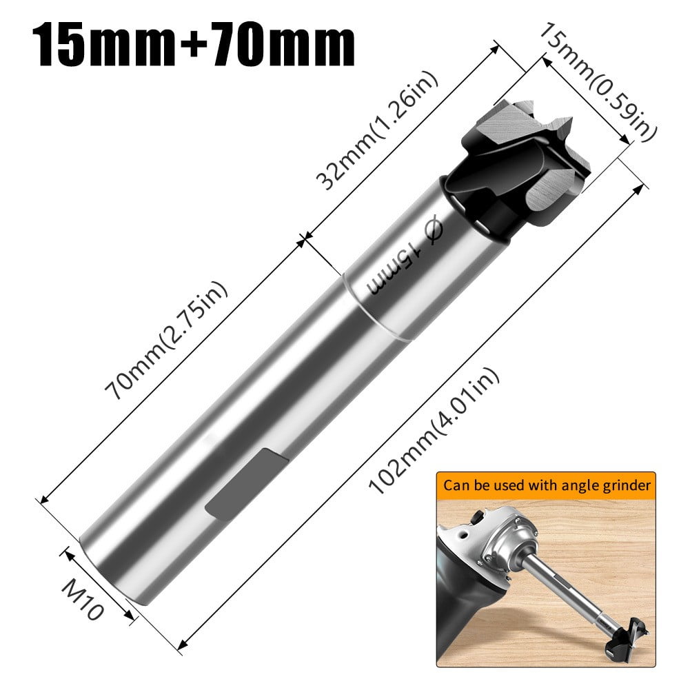 15-35mm Concealed Hinge Drill Bits M10 Thread for Hole Drilling Guide ...