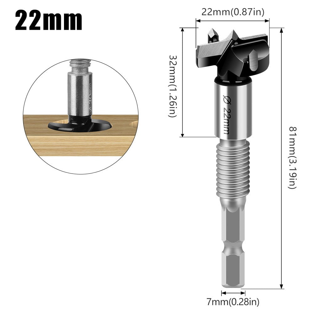 15-35mm Concealed Hinge Drill Bits Woodworking for Hole Drilling Guide ...