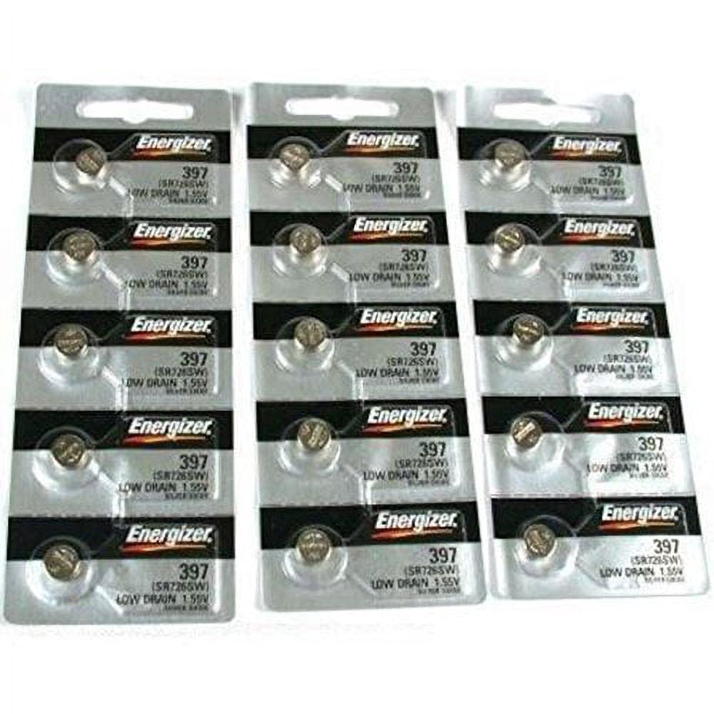 15 396 / 397 Energizer Watch Batteries SR726SW SR726W by Energizer ...