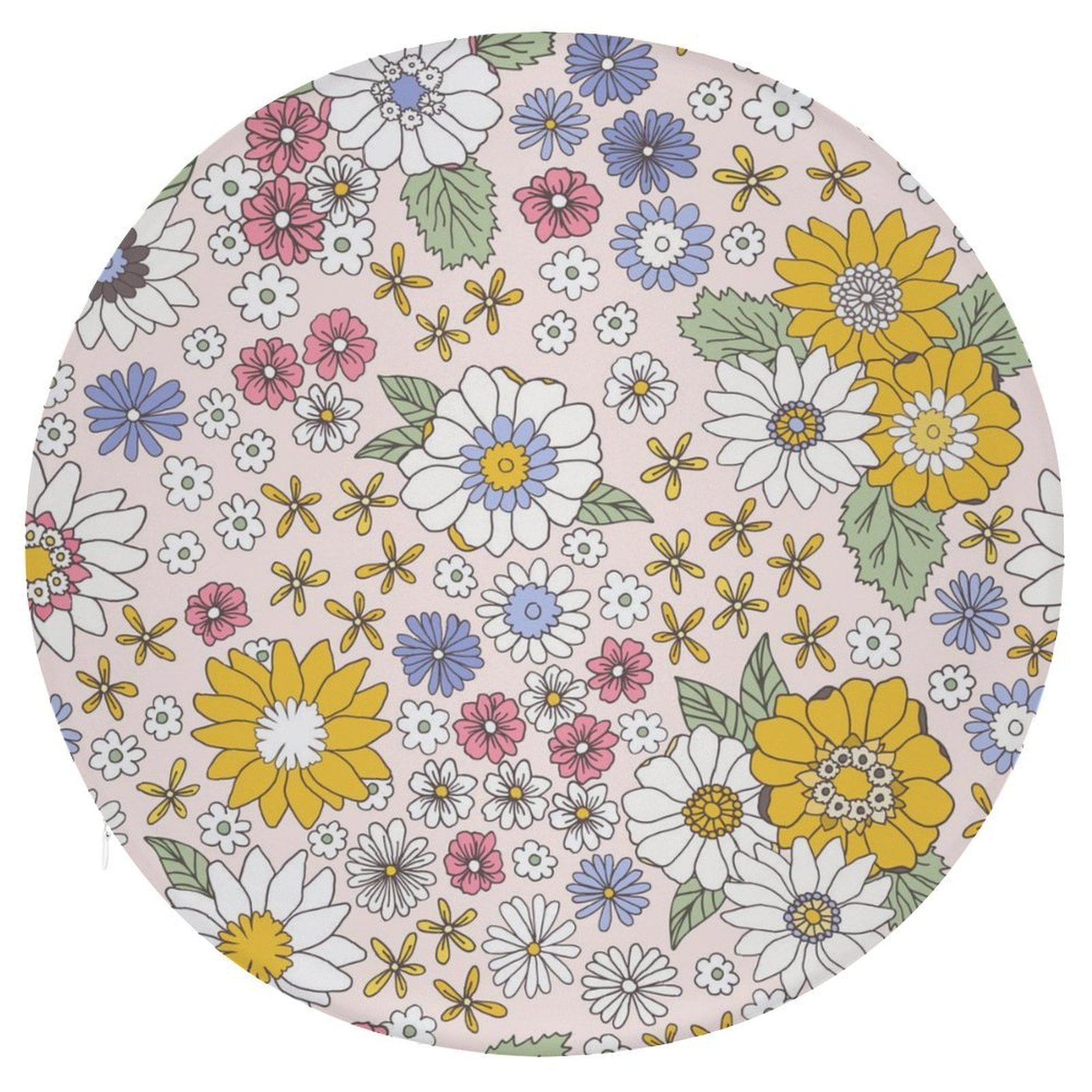 15.3in Round Cushion Is Not Easy To Deform Durable Breathable Four ...