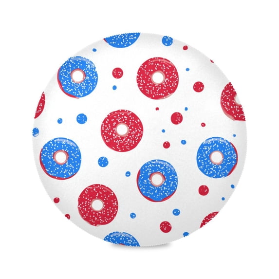 15.4 Inch Round Placemats Set of 1 Washable Heat Resistant Placemats ...