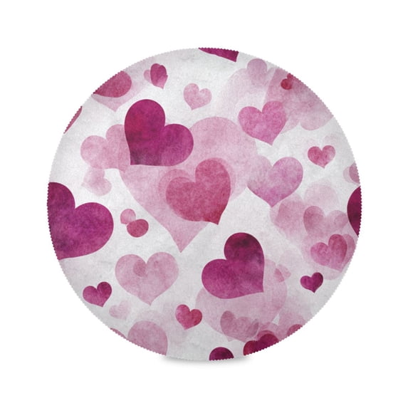 15.4 Inch Round Placemats Set of 1 Washable Heat Resistant Placemats ...