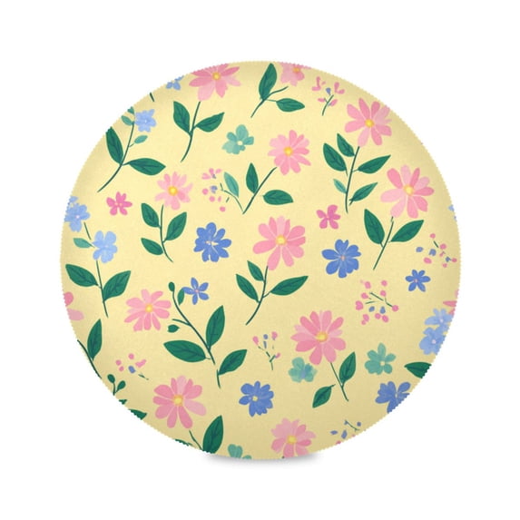 15.4 Inch Round Placemats Set of 1 Washable Heat Resistant Placemats ...