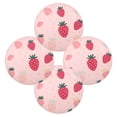 15.4 Inch Round Placemats Set of 4 Washable Heat Resistant Placemats ...