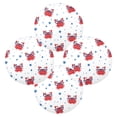 15.4 Inch Round Placemats Set of 4 Washable Heat Resistant Placemats ...