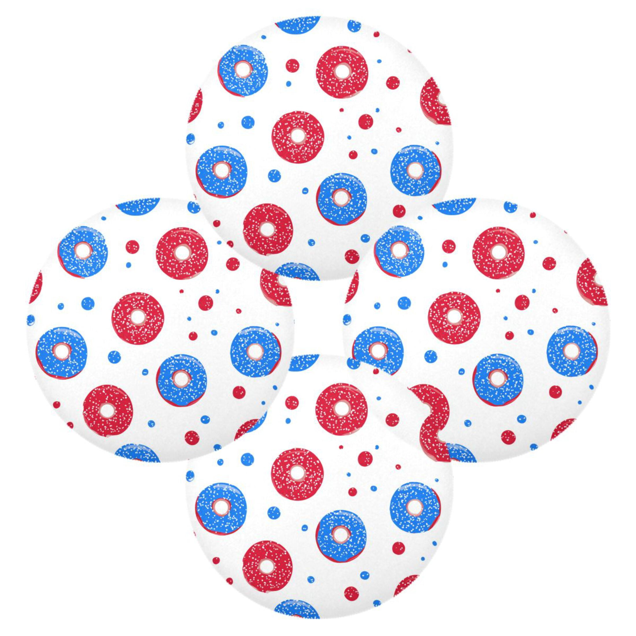 15.4 Inch Round Placemats Set of 4 Washable Heat Resistant Placemats ...