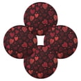 15.4 Inch Round Placemats Set of 4 Washable Heat Resistant Placemats ...
