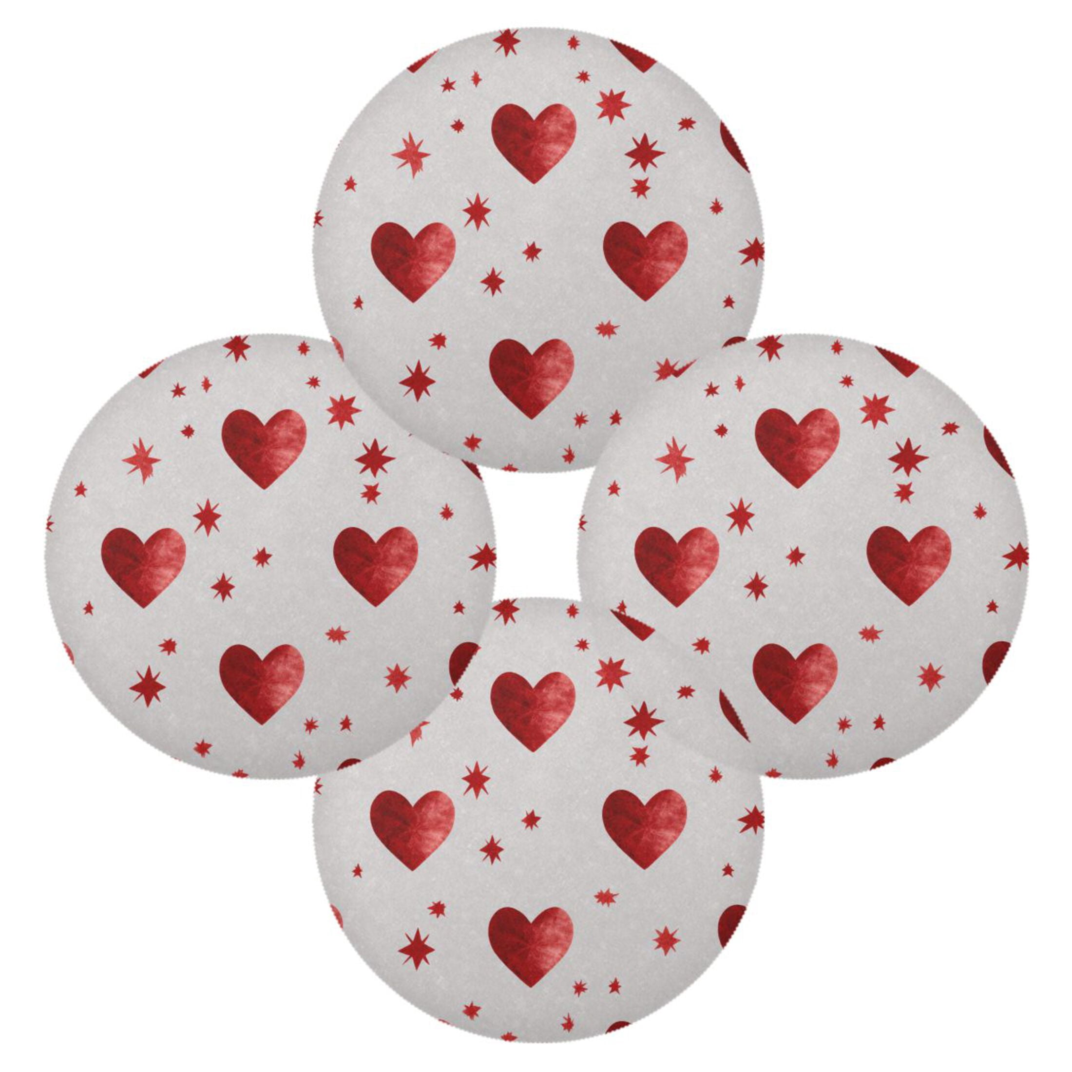 15.4 Inch Round Placemats Set of 4 Washable Heat Resistant Placemats ...
