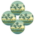 15.4 Inch Round Placemats Set of 4 Washable Heat Resistant Placemats ...