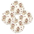 15.4 Inch Round Placemats Set of 4 Washable Heat Resistant Placemats ...