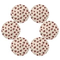 15.4 Inch Round Placemats Set of 6 Washable Heat Resistant Placemats ...