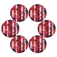15.4 Inch Round Placemats Set of 6 Washable Heat Resistant Placemats ...