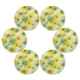 15.4 Inch Round Placemats Set of 6 Washable Heat Resistant Placemats ...