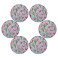 15.4 Inch Round Placemats Set of 6 Washable Heat Resistant Placemats ...